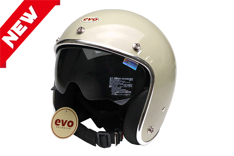 CA312S｜小(54-57)/CA312S｜露易絲Lois 內鏡騎士帽(牛奶絲款)-EVO HELMETS 智同企業