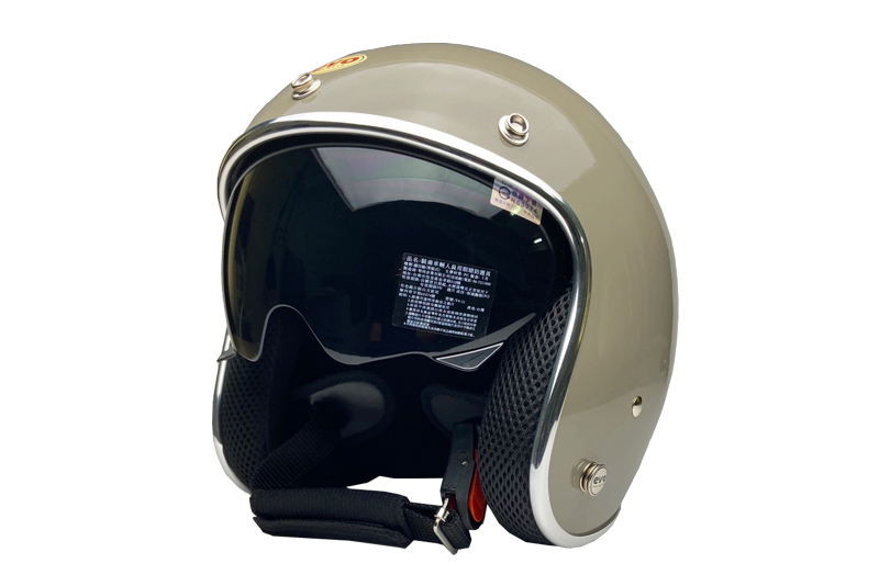 CA312｜Big(57-60)/CA312｜Silver-rimmed mirrored knight hat-EVO HELMETS